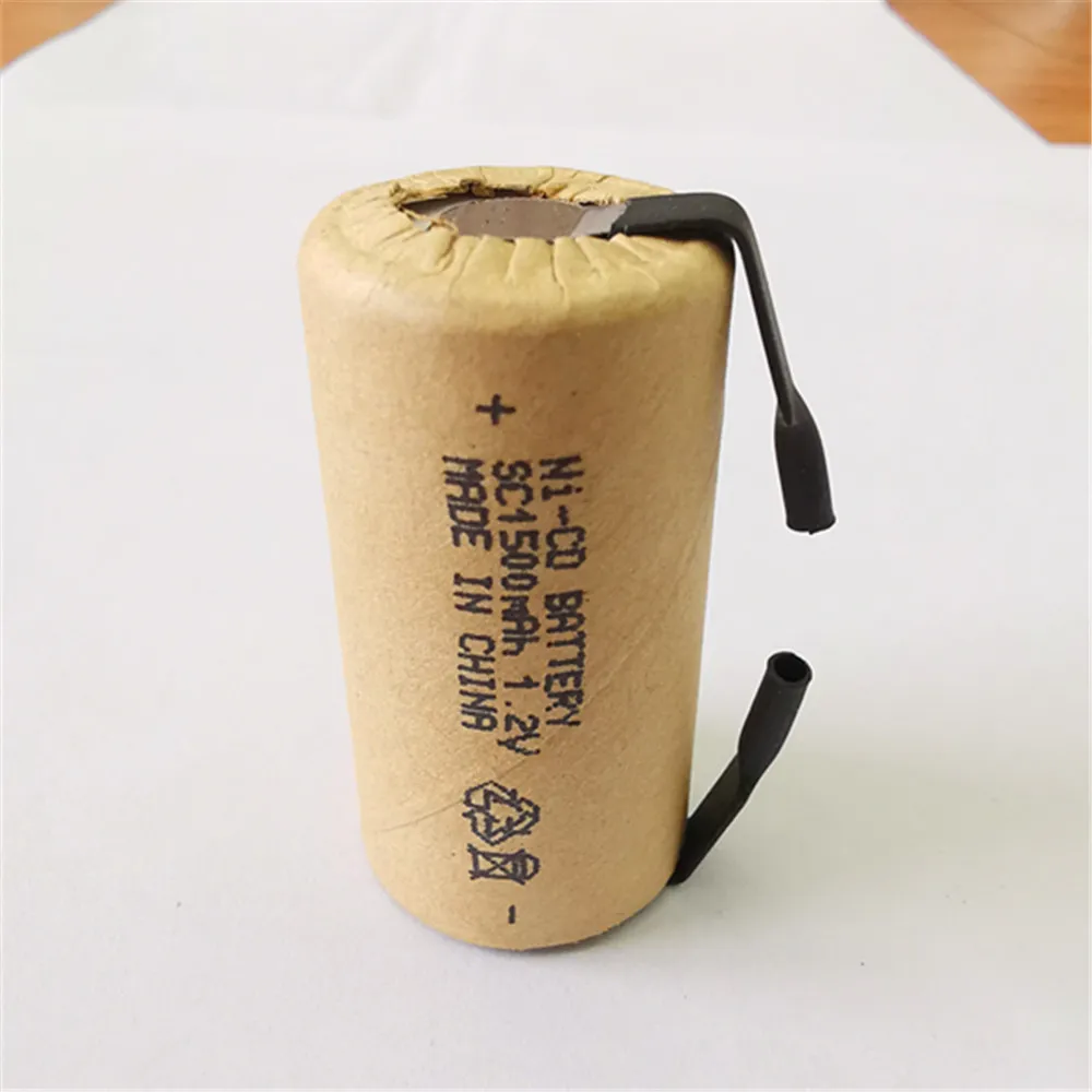 Ship from Moscow! 20pcs Ni CD SC1500mAh 1.2V high power 10C rechargeable battery for power tools ...