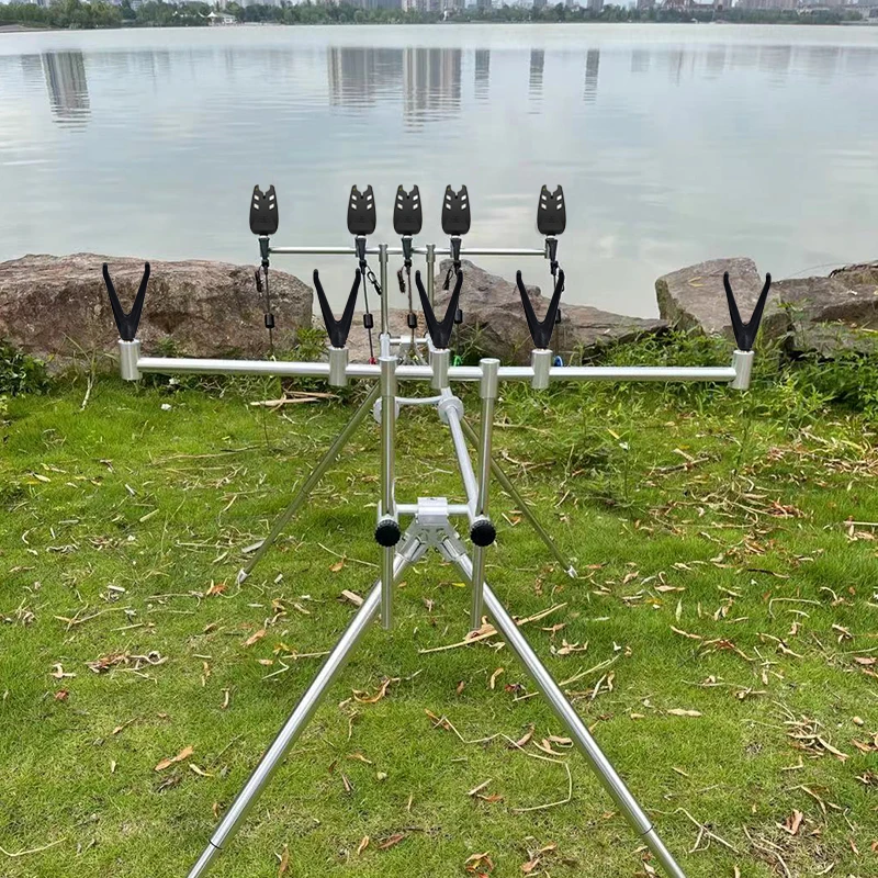Adjustable-Carp-Fishing-Rod-Pod-Stand-Holder-Fishing-Pole-Pod-Stand ...