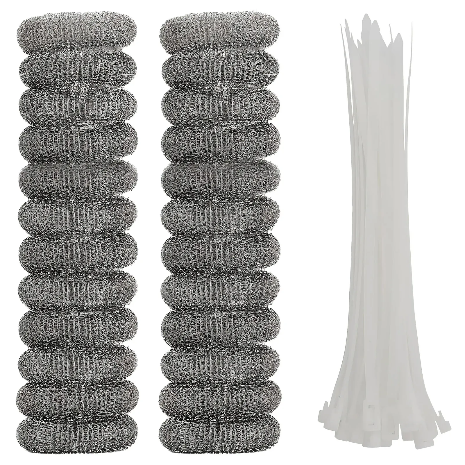 12/24Pcs Washing Machine Lint Traps Cable Ties Snare Filter Screen ...
