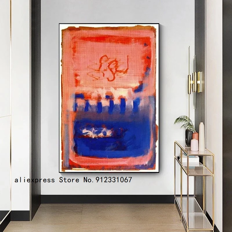 Abstracto colorido Mark Rothko multiforme 1948 lona pinturas de la ...