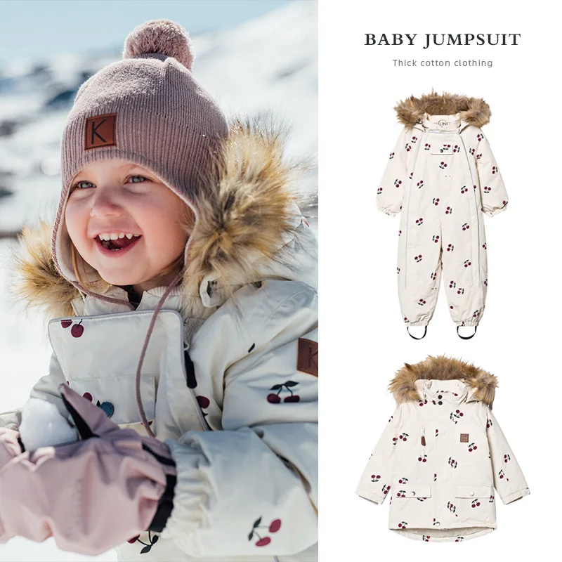 In Stock Aw Swedish Ku Cotton Jacket Boys And Girls Cherry Pattern ...