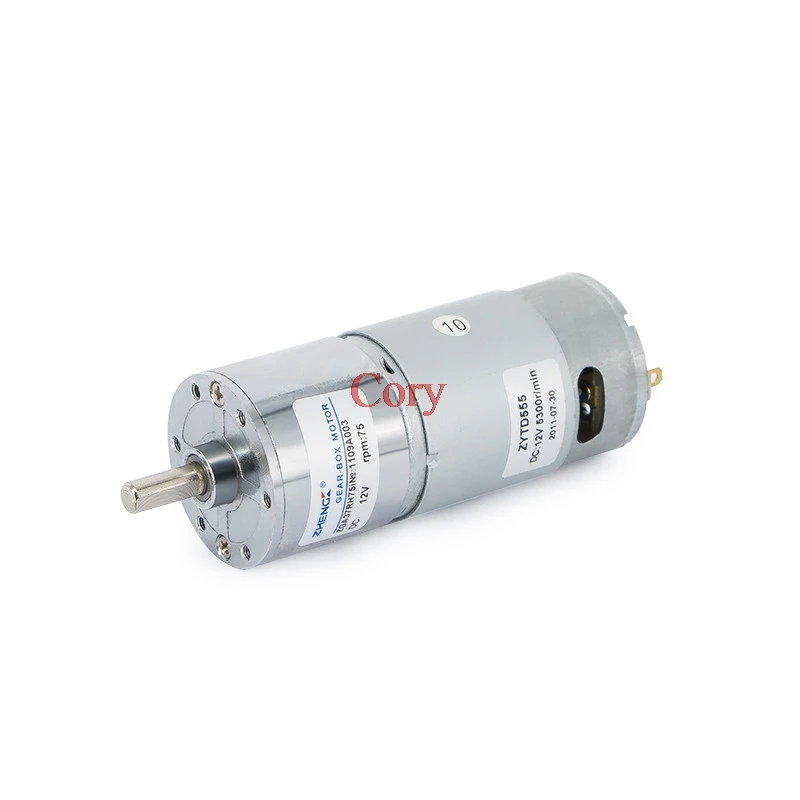 1Pc-12V-24V-6mm-Dia-Shaft-High-Torque-Gearmotor-2-Pins-Magnetic-Gearbox ...