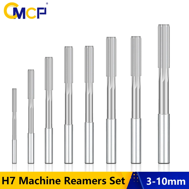 Cmcp Hss H7 Machine Ruimers Set 4/5/8 Stuks 3 10Mm Rechte Shank Gooien ...