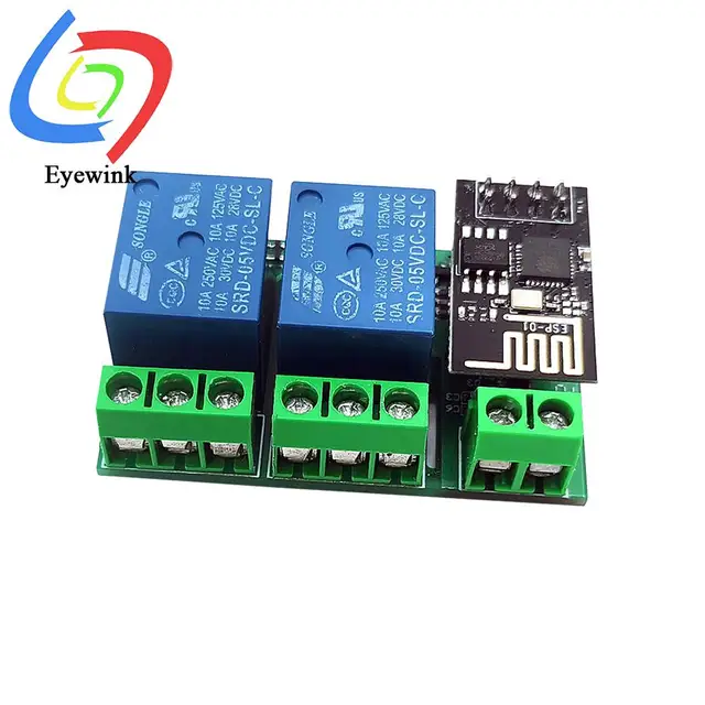 Esp8266 Esp-01 / 01S 1 Channel 2 Wifi Relay Modul – FIXO.hu