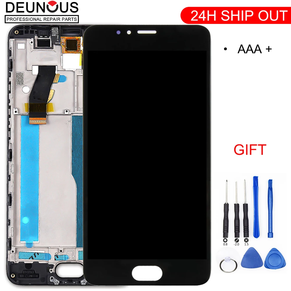 New 5.2'' Display For Meizu M5S LCD Display Touch Screen With Frame ...