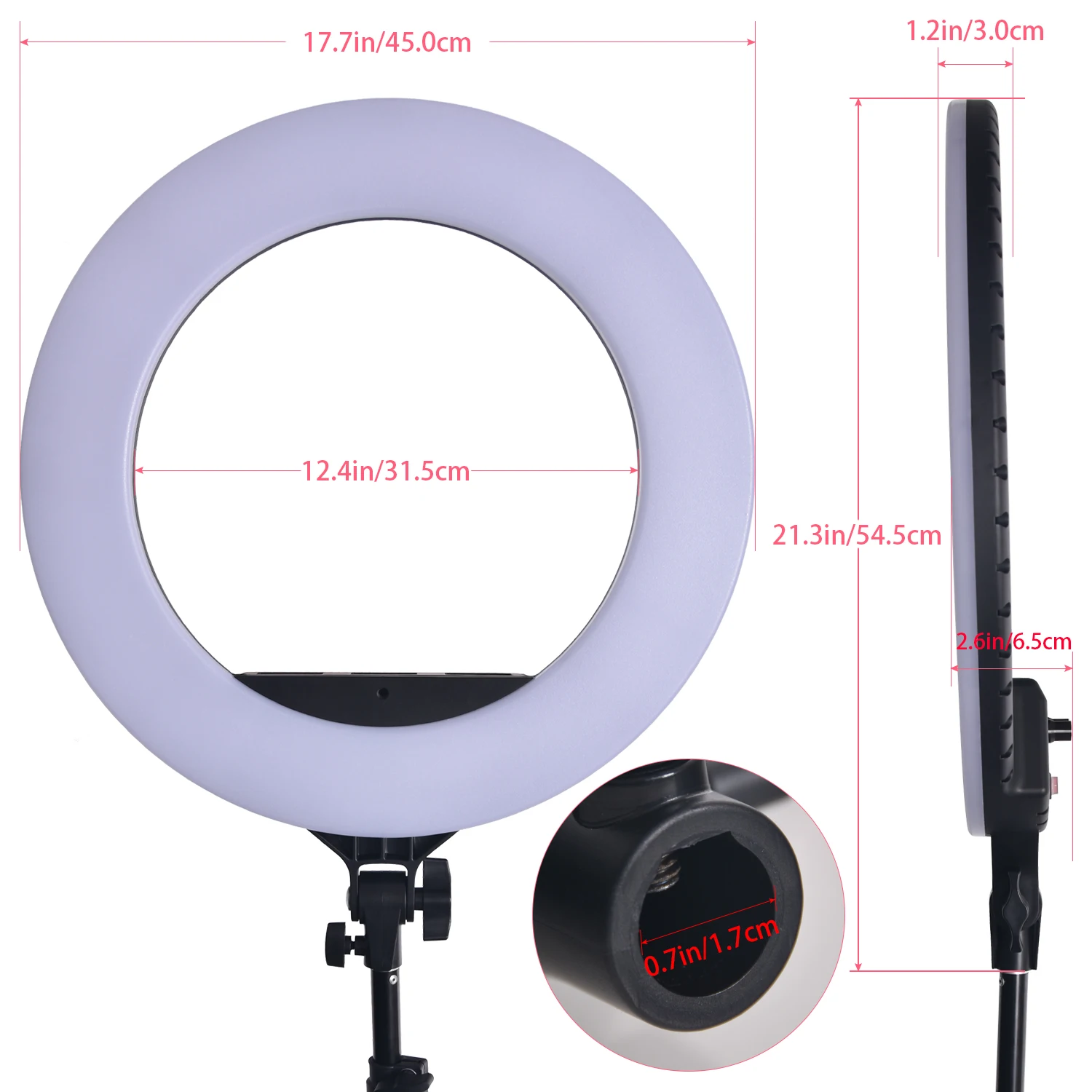 Fosoto 18 Inch LED Ring Light price in Bangladesh
