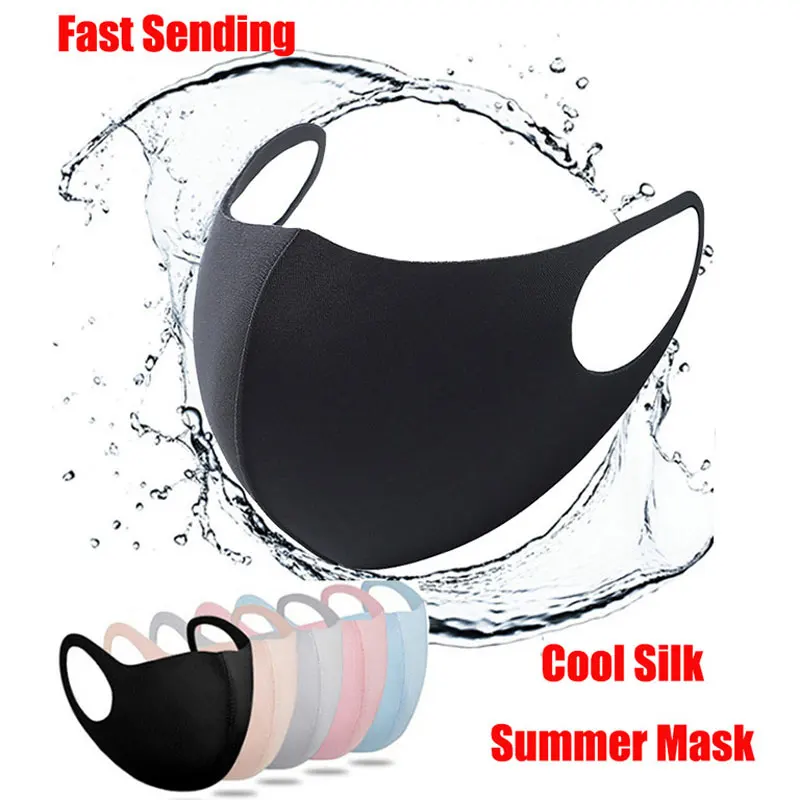 Cool-Silk-Cotton-Face-Mouth-Mask-for-Man-Woman-Washable-Reusable-Anti ...