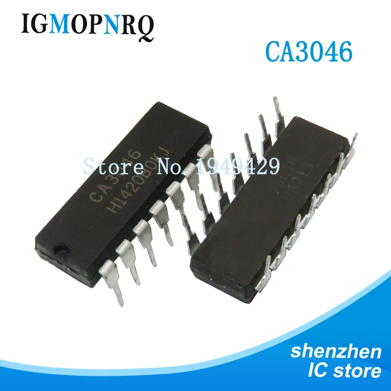 10pcs CA3046 DIP14 CA3046E DIP-14 3046E DIP new
