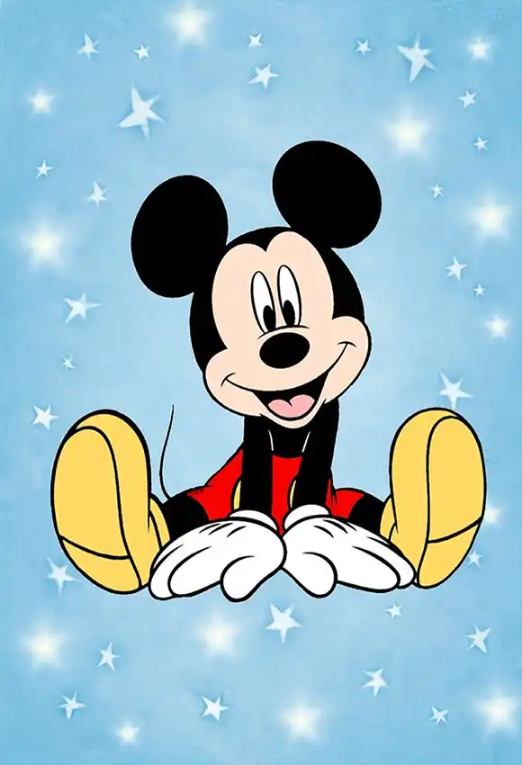 Blue Mickey Mouse