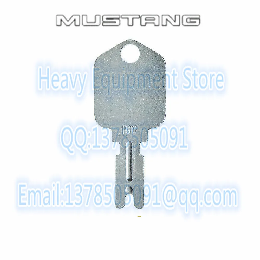 1 Piece 166 186304 Forklift Key for Clark Yale Hyster Komatsu Gradall ...