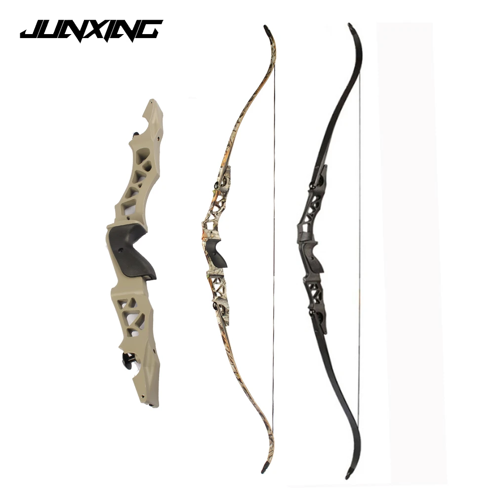 64 Inches 30 60Lbs Recurve Bow Takedown Bow for RH Right Hand User ...