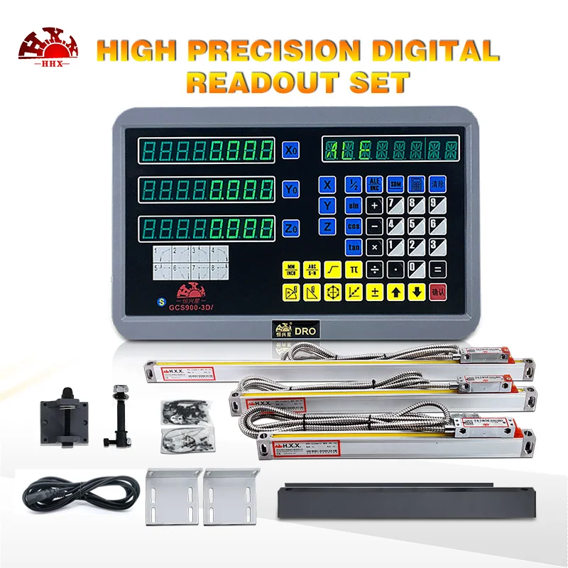 High Efficiency EDM 3 Axis Digital Readout Display Dro Kits with 3pcs 0 ...