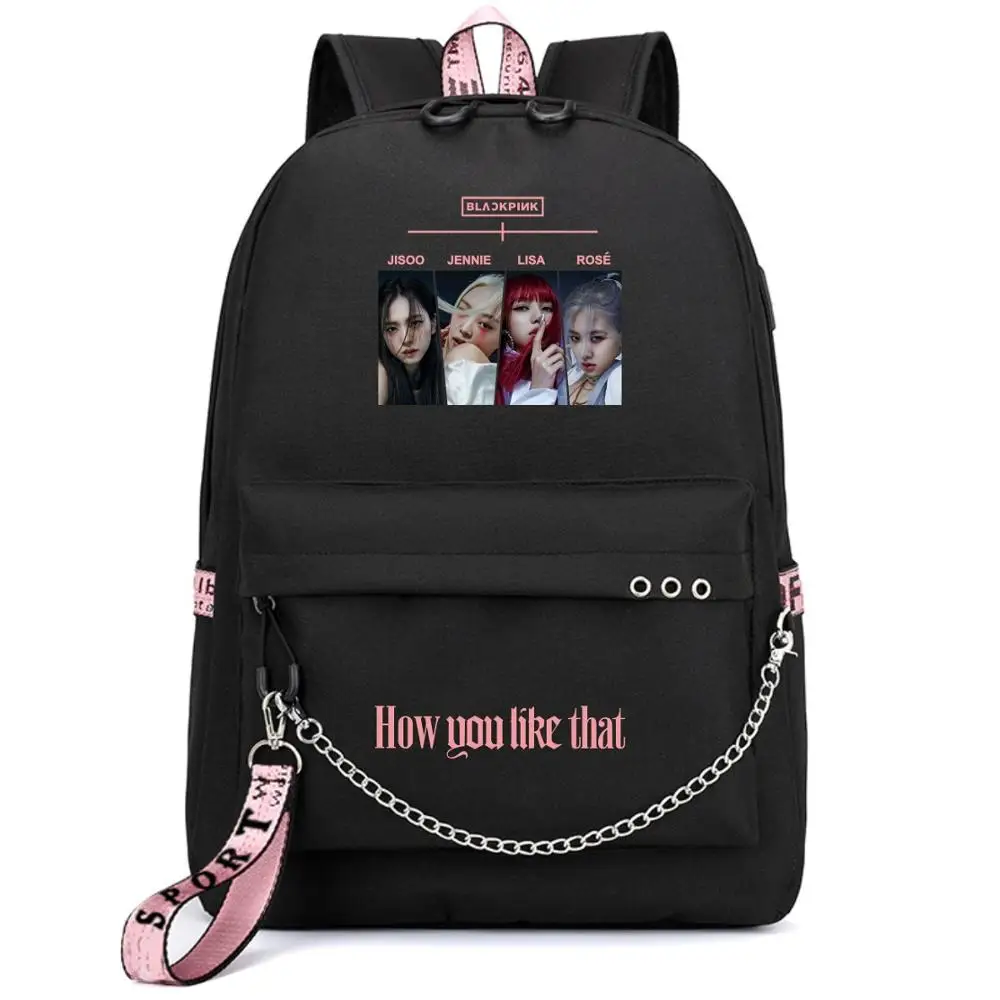 BLACKPINK Backpacks For School And College (Official Logo)