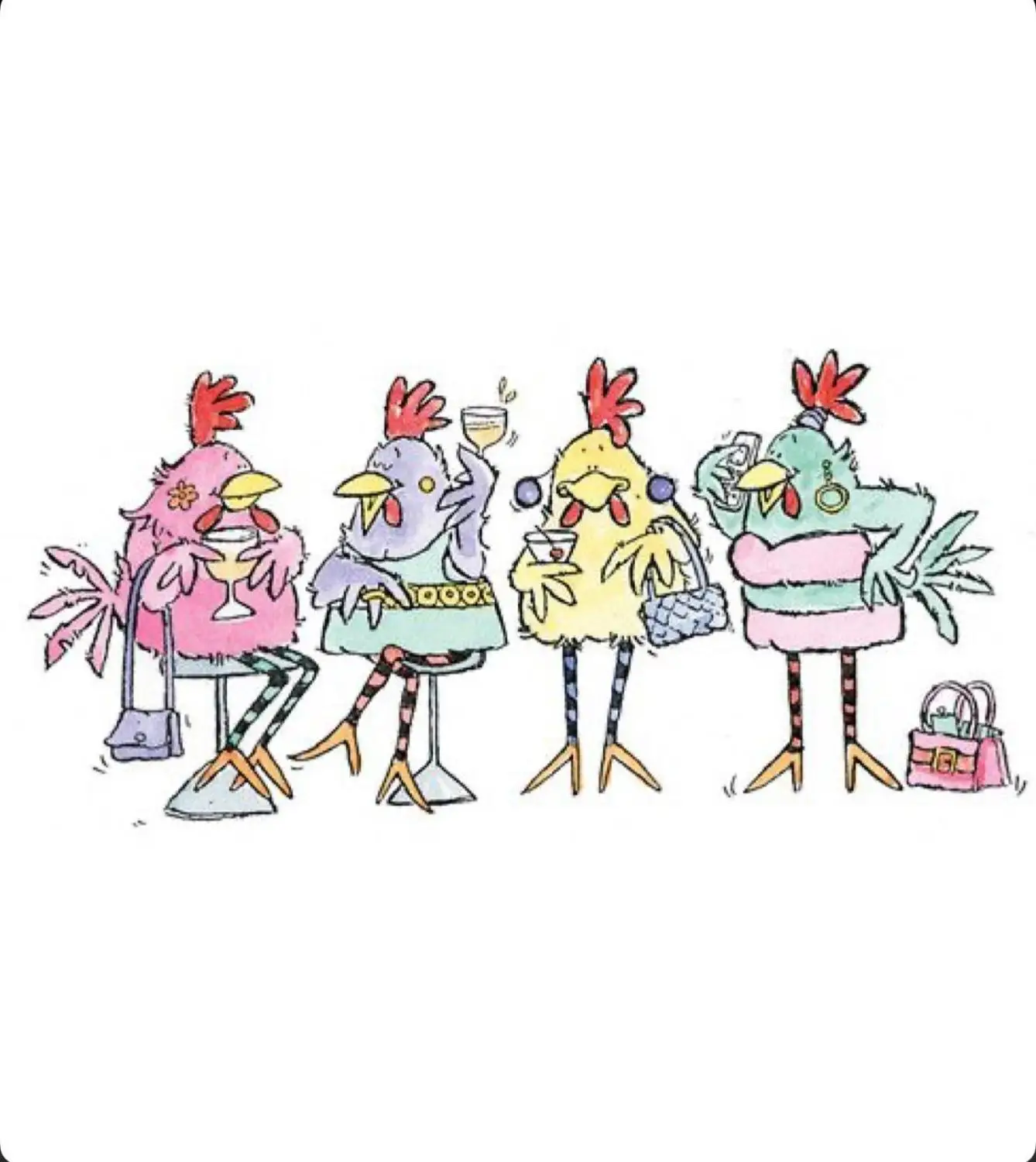 Animal Ms chicken Transparent Silicone Rubber Stamp and metal die Sheet ...