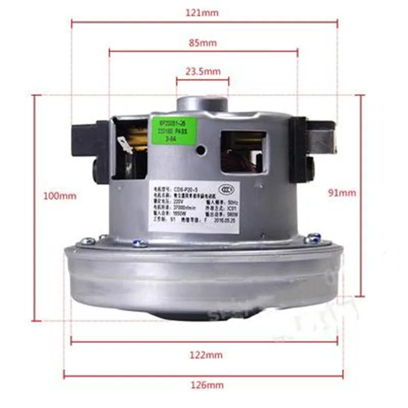 220V 50HZ 1650W vacuum cleaner motor for Panasonic MC-CA391 MC-CA491 MC ...