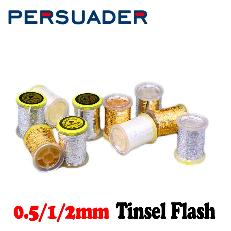 PERSUADER-2spools-flytying-holographic-flat-tinsel-laminate-synthetic ...