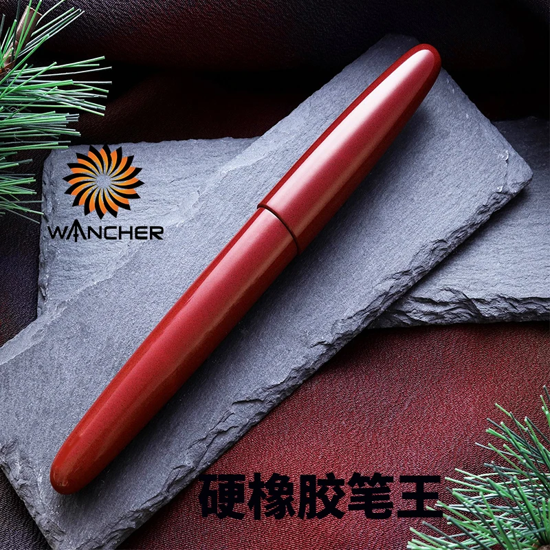 Wancher-hard-rubber-pen-king-large-stick-red-calligraphy-office-writing ...