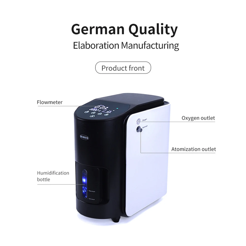 1-7L/min Adjustable Portable Oxygen Making Machine Oxygen Concentrator ...