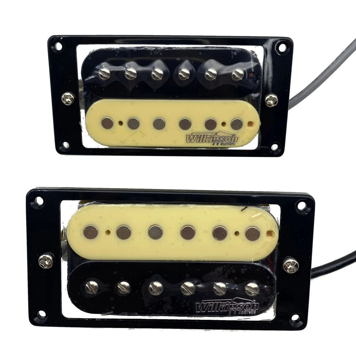 Quality Set of 2 Wilkinson Lic Zebra Humbucker Pickups|humbucker set ...