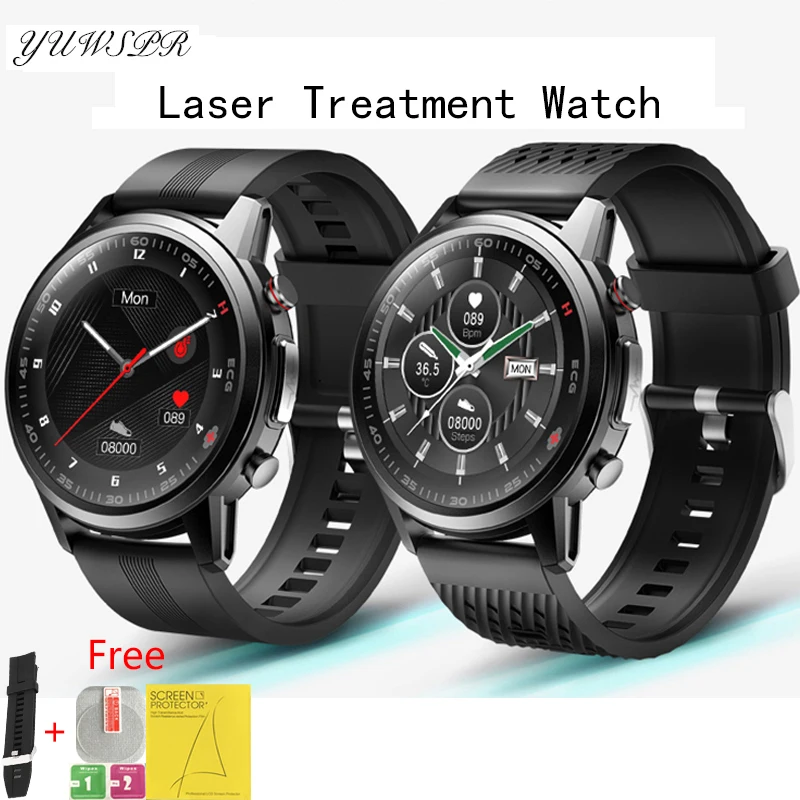 Smart Watch Sports Fitness Tracker Laser Treatment Body Temperature ...
