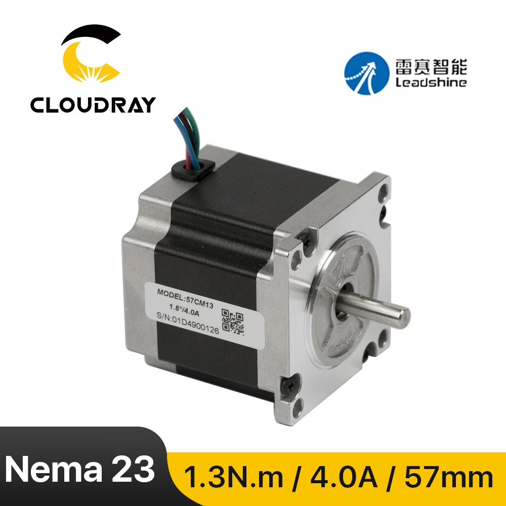 Leadshine Nema 23 Stepper Motor（57CM13）57mm 130Ncm 4A Stepper Motor 4 lead Cable for 3D printer ...