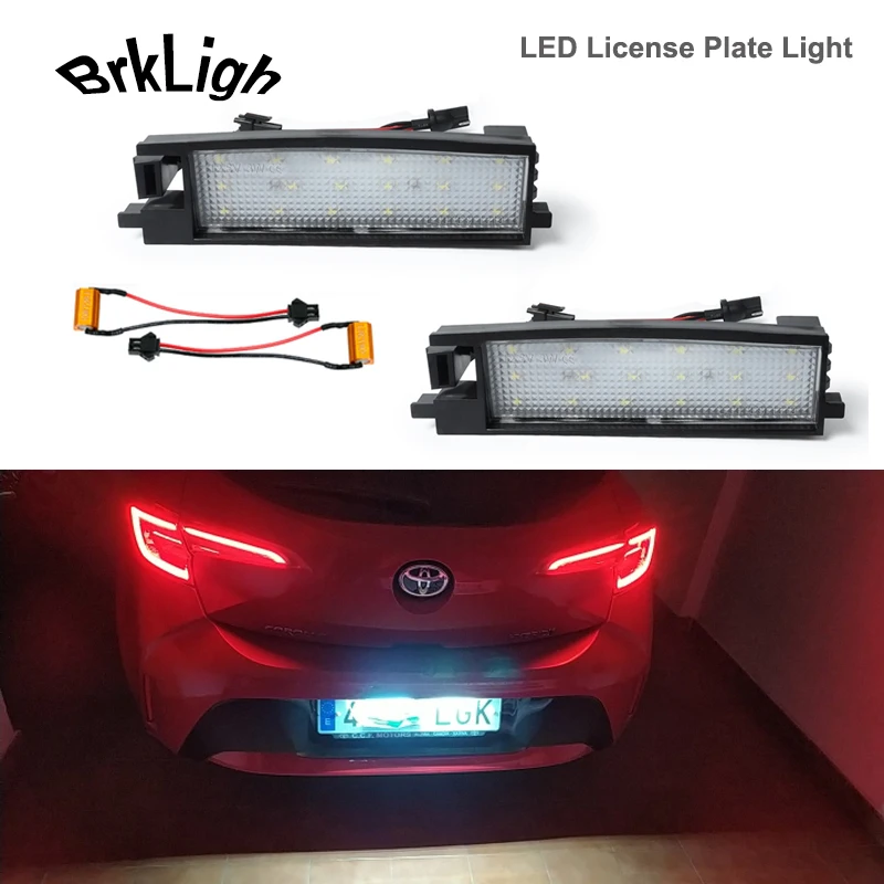 2Pcs-No-Error-LED-License-Plate-Lights-Number-Lamps-Auto-Parts-For ...
