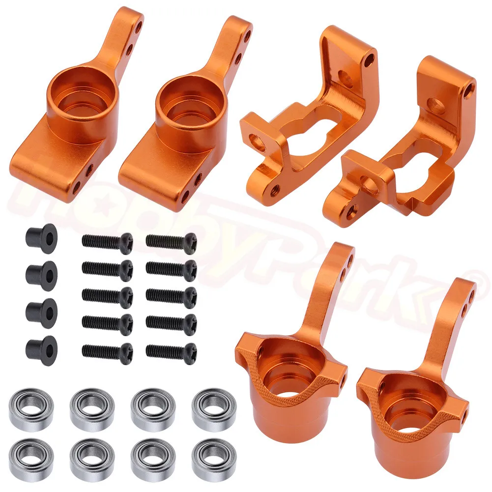 Aluminum Front Knuckle Base C Hub Rear Hub Carrier Set (L/R)(Al ...