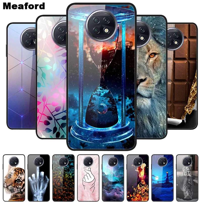 Tempered Glass Case For Xiaomi Redmi Note 9T 5G Cover Hard Shockproof ...