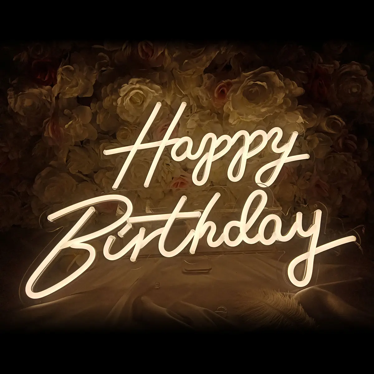 Happy Birthday Lighted Sign