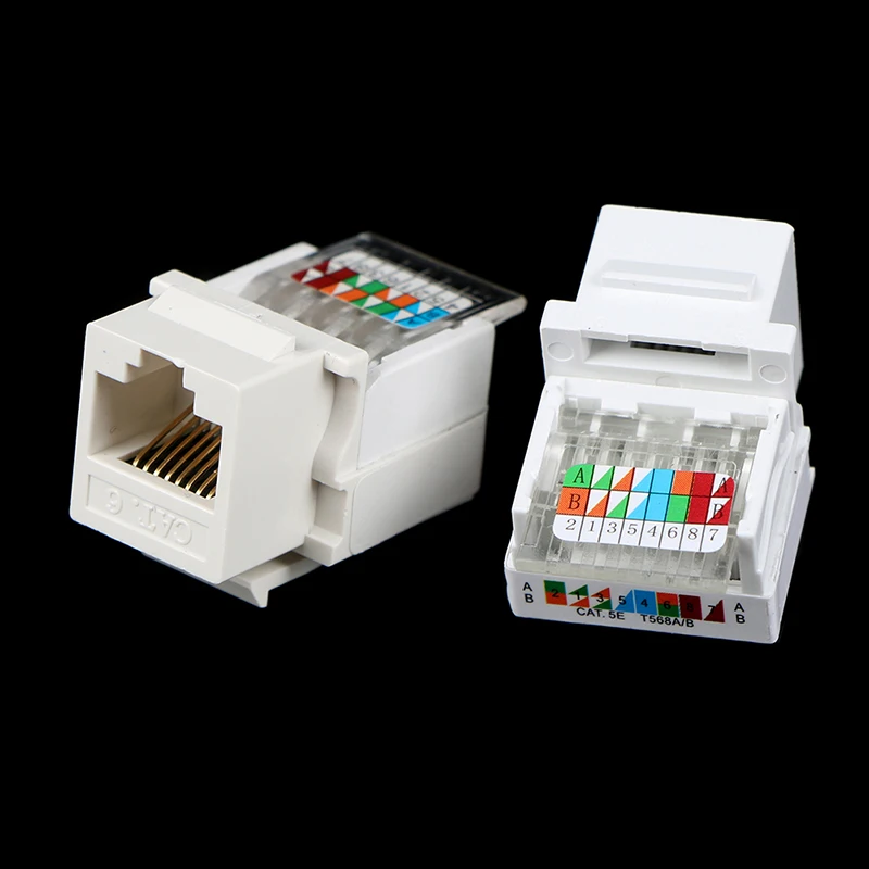 1x rj45 cat6 utp conector fêmea módulo de rede ferramenta livre ...