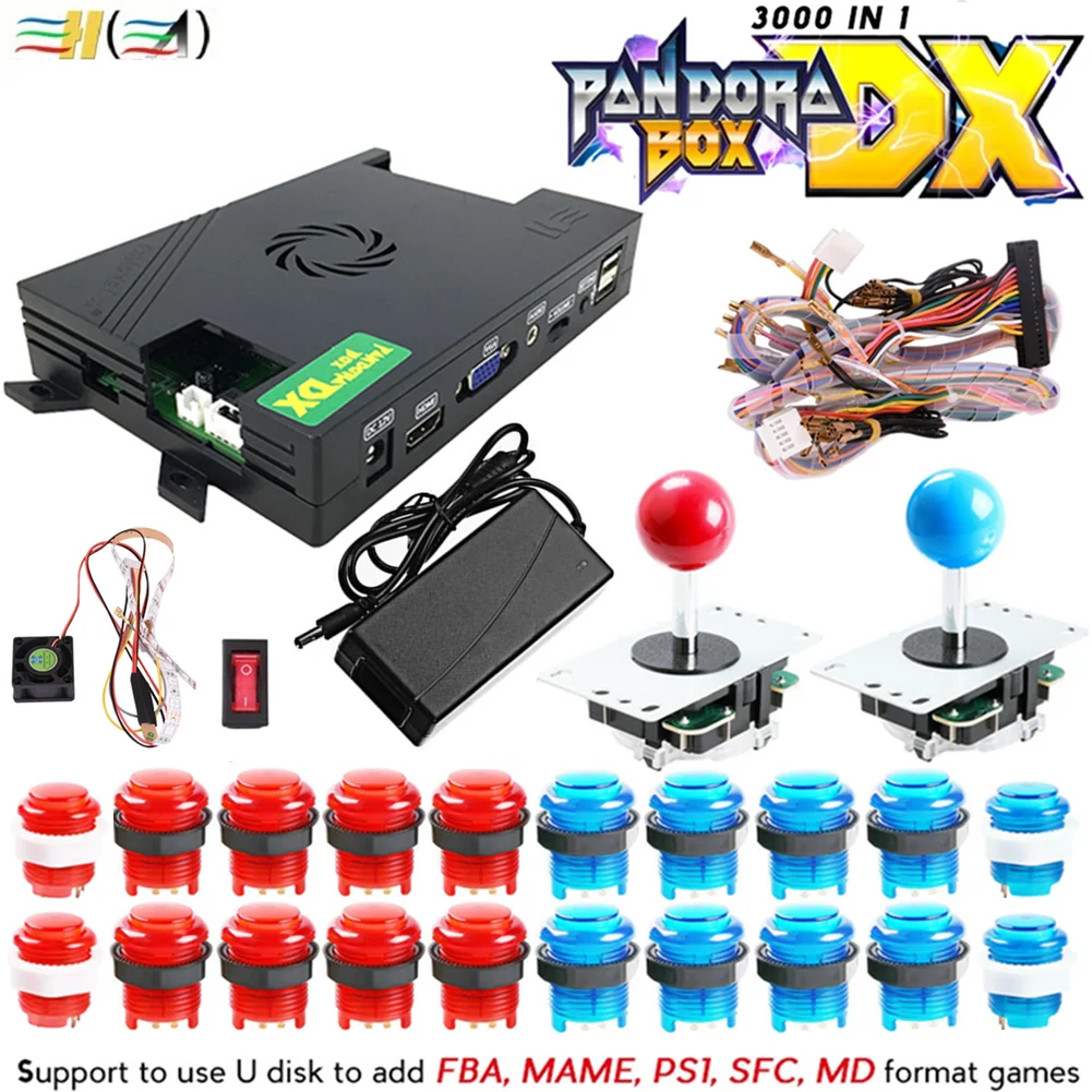 Pandora Box DX versión familiar 3000 en 1, juego con 3d y 3P, 4P, puede ...