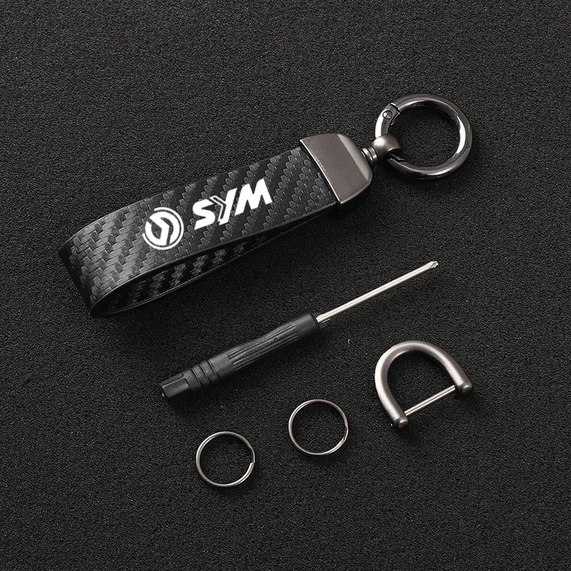 Leather Motorcycle keychain for SYM JOYMAX Z 125/250/300 MAXSYM 400i ...