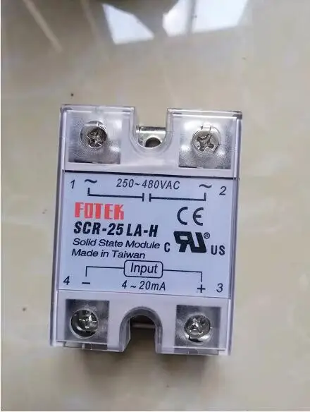 SCR 25LA H SCR 40LA H SCR 50LA H SCR 75LA H Solid State Relay Module with Plastic Cover Control ...