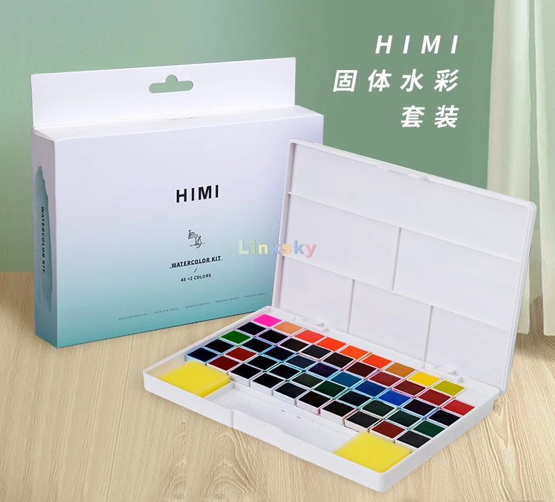 Juego-de-pintura-de-acuarela-Miya-HIMI-de-14-24-36-50-colores-Premium ...