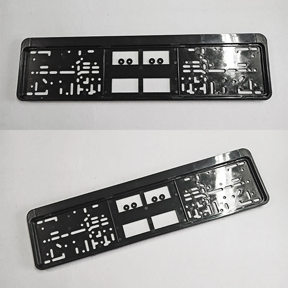 1 Set Stainless Steel Car License Plate Frame Number Plate Holder With ...