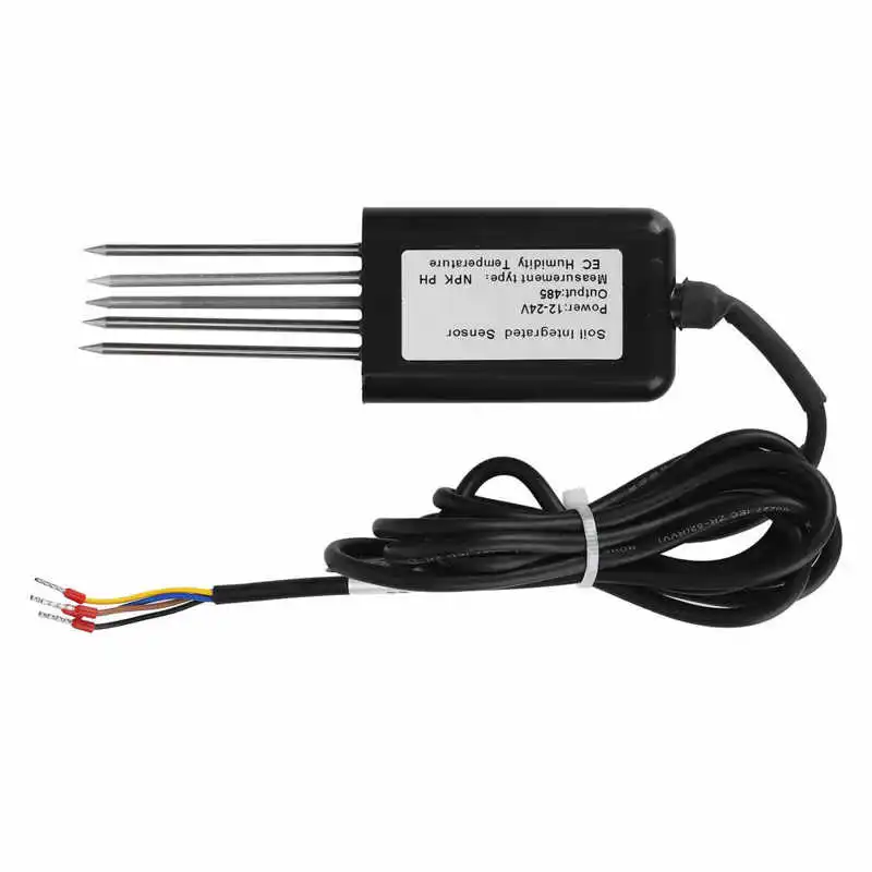 RS485-5Pin-Soil-EC-Sensor-PH-NPK-Temperature-and-Humidity-Conductivity ...