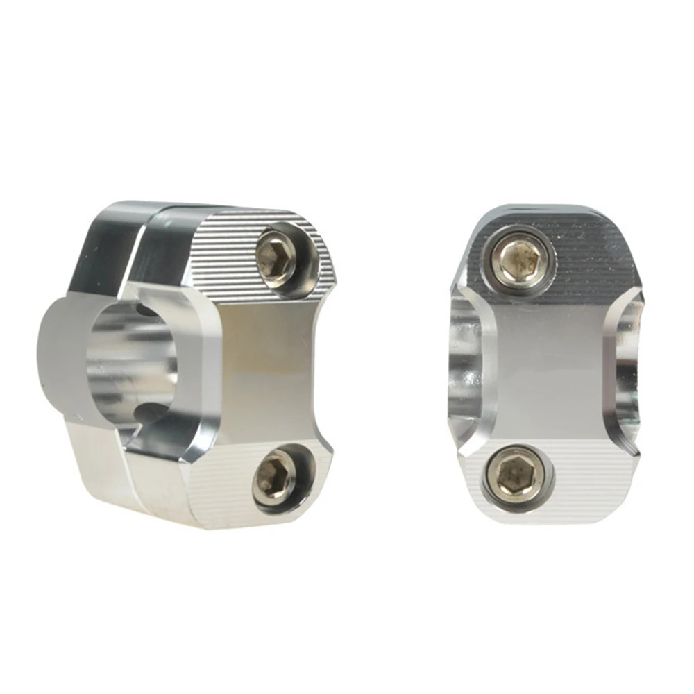 22mm-28mm-Motorcycle-Handlebar-Fat-Bar-Riser-Mount-Clamps-Adapter-Universal-Aluminum-Motorbike ...