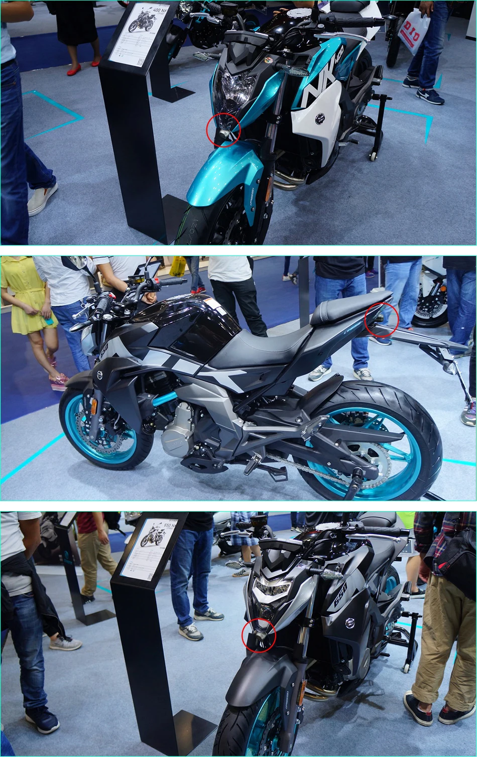 Motorcycle DVR Dash Cam, Full HD Front/Rear View Waterproof Driving ...