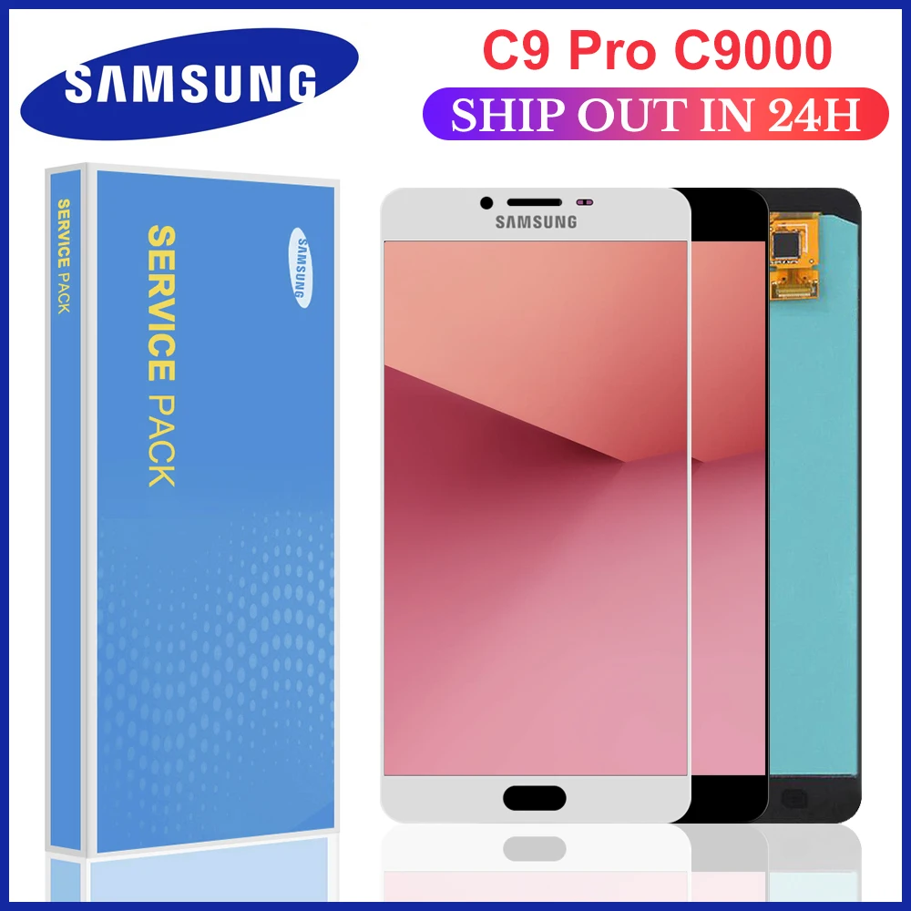 Pantalla LCD AMOLED C9 de 6,0 pulgadas para SAMSUNG Galaxy C9 Pro, LCD ...
