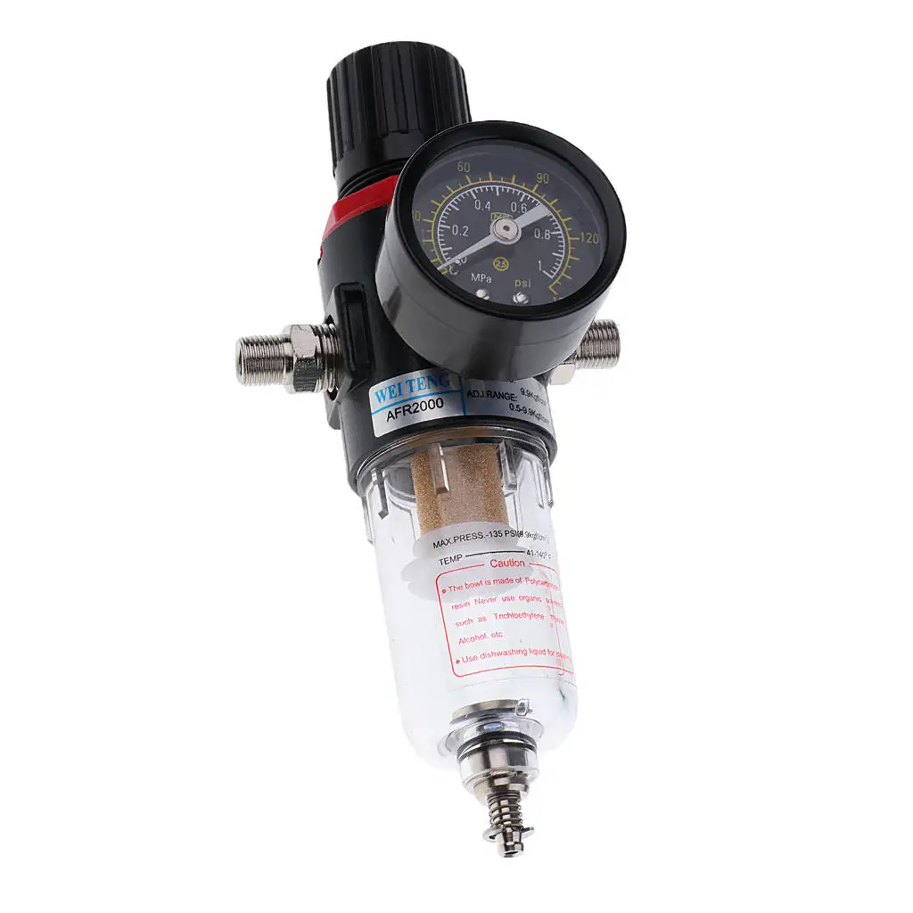Airbrush-Compressor-Pressure-Regulator-Water-Trap-Filter-Water-Moisture ...