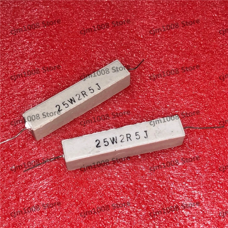 Resist-ncia-horizontal-de-cimento-rx27-25w-2-5ohm-25w2-5r-2-5rj-em-cer ...