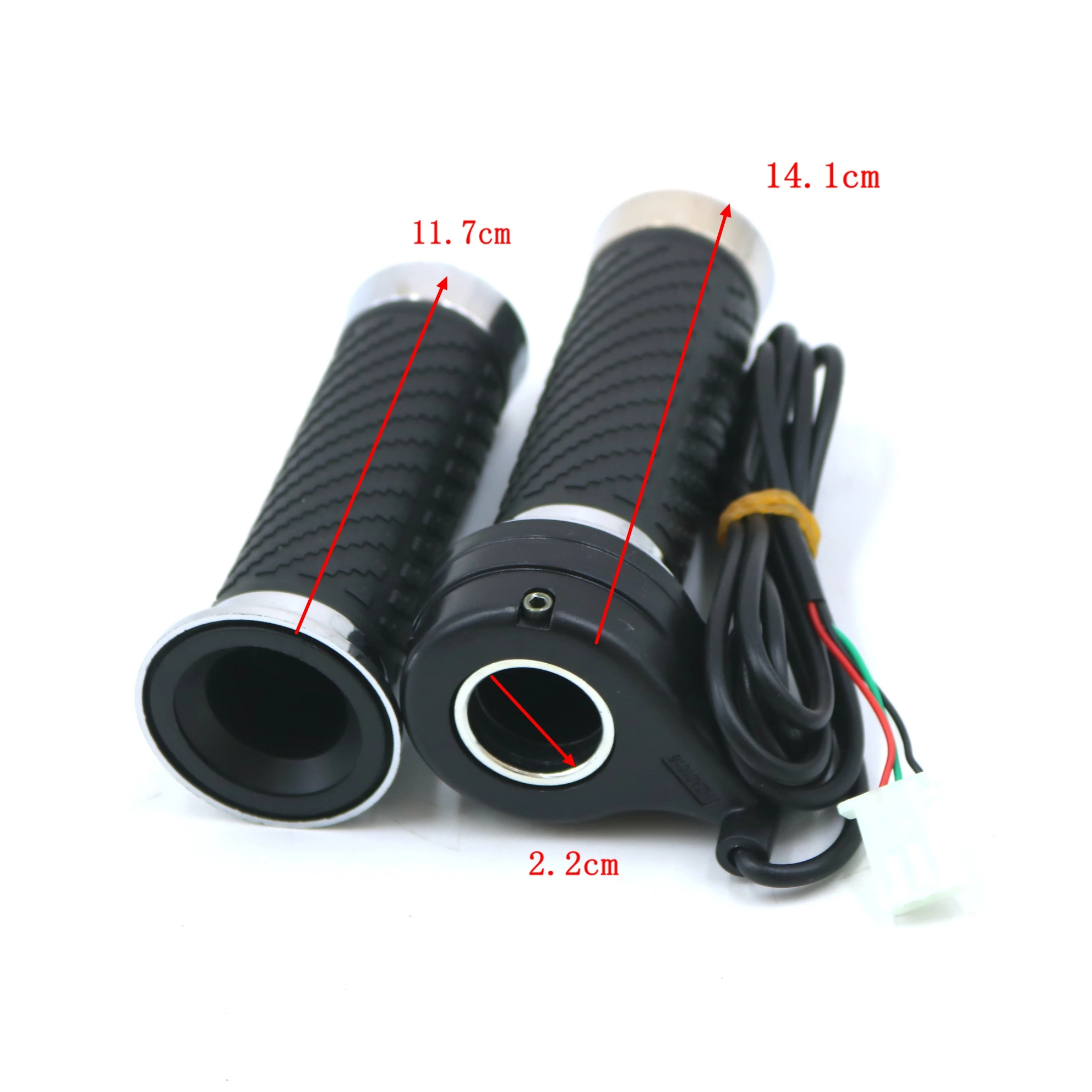 Electric Bicycle Scooter Gas Handle Standard Ebike Twist Throttle 24v ...