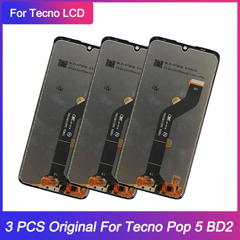 3 Piece/lot Bd2 For Tecno Pop 5 Bd2 Display Touch Screen Assembly ...