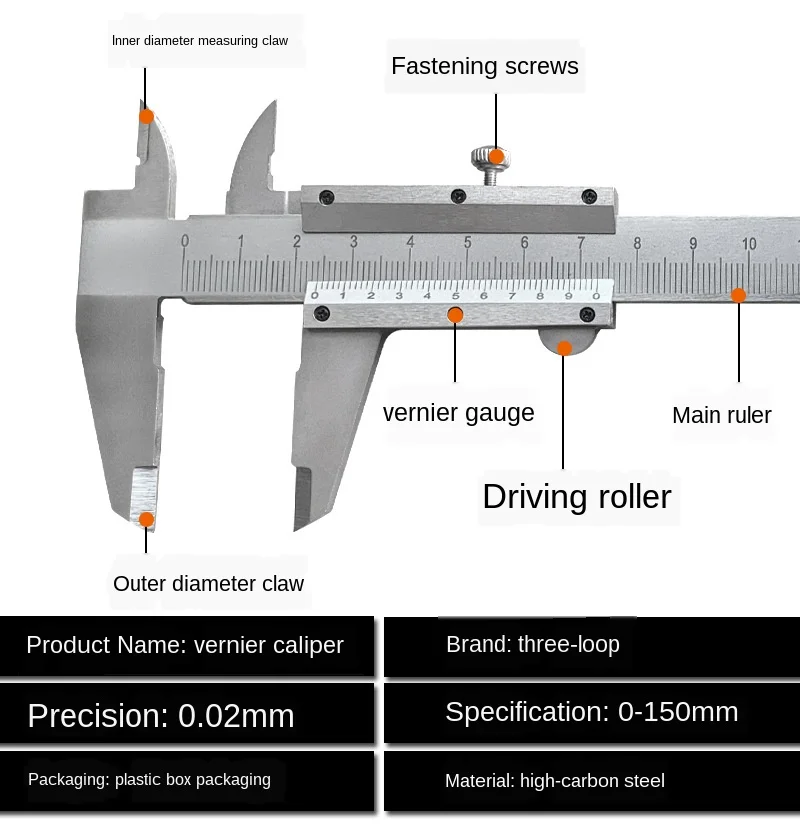 Parts Of Vernier Caliper