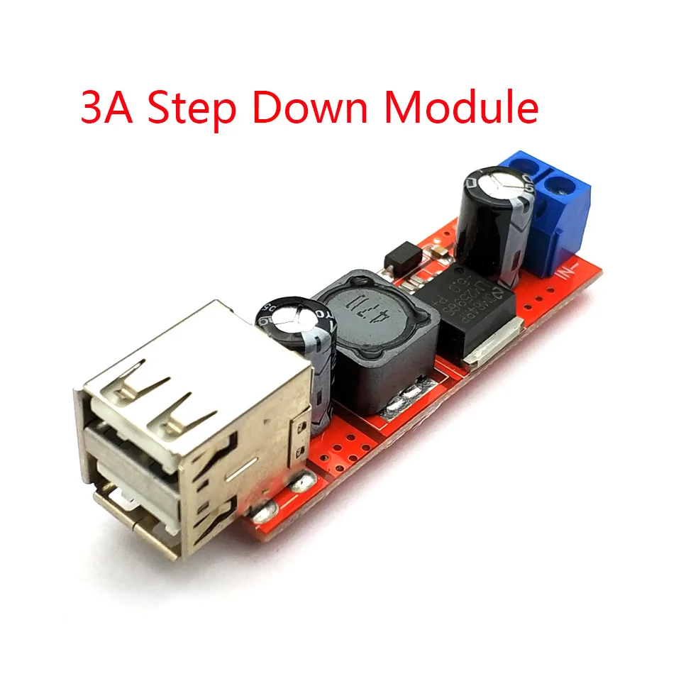 DC-6V-40V-To-5V-3A-Double-USB-Charge-DC-DC-Step-Down-Converter-Module ...