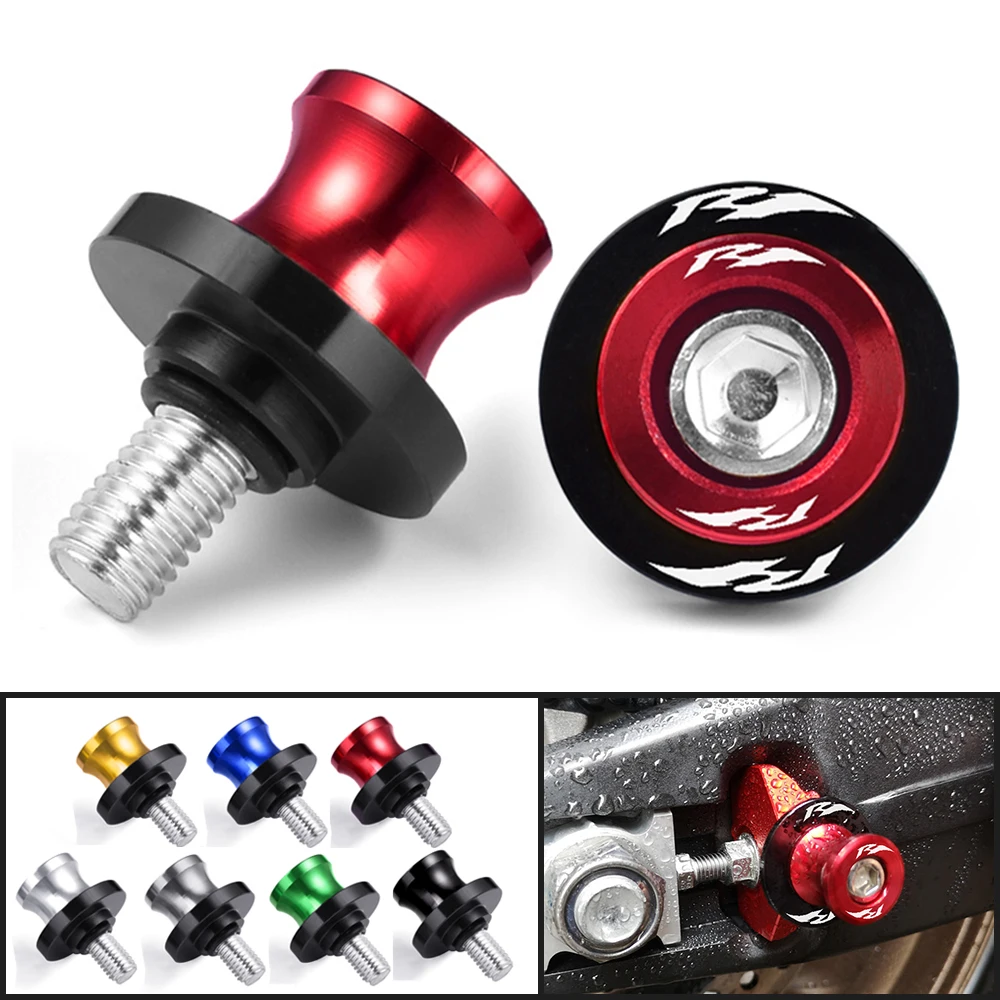 Motorcycle Swingarm Spools | Rear Stand Screws Sliders | Yamaha R1 2003 ...