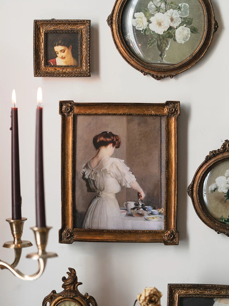 Vintage Frames On Wall