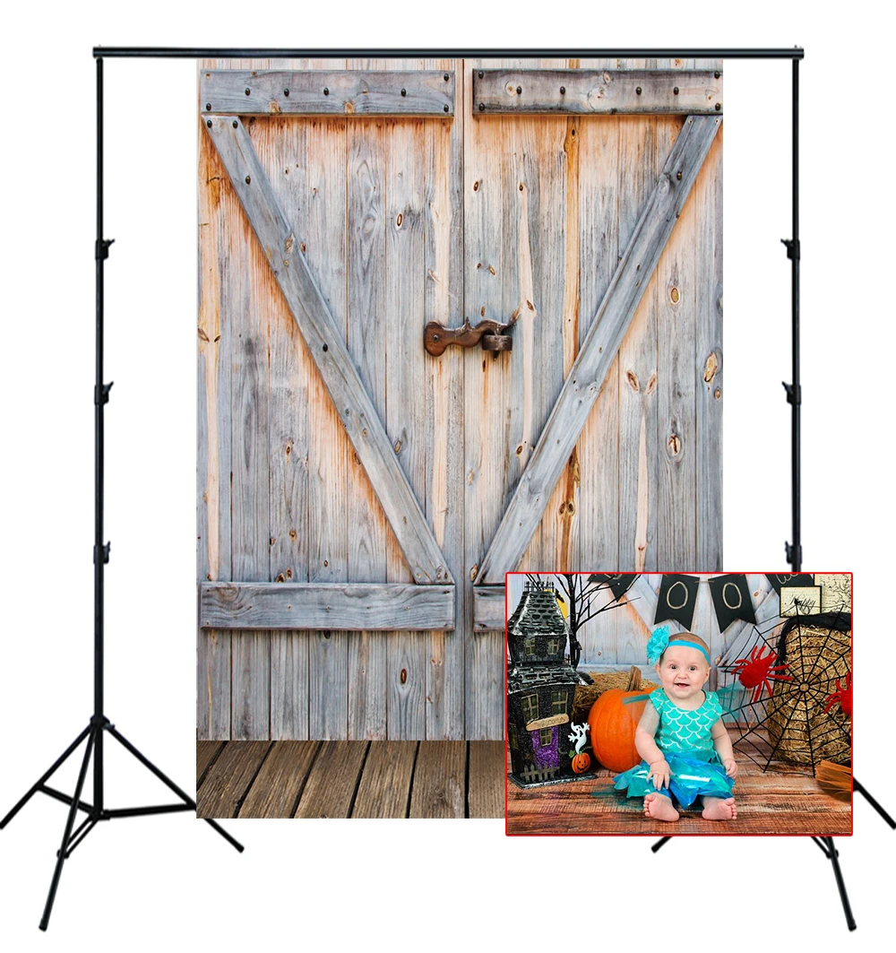 Rustic Wood Door Background