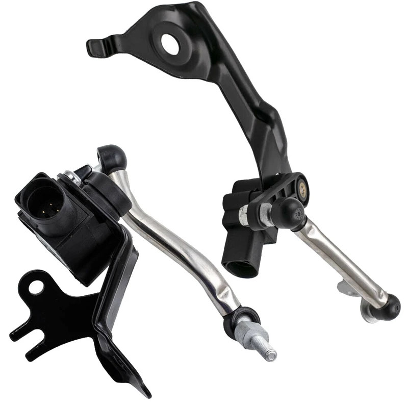 2Pcs Rear Height Level Sensor + Front Headlight Level Sensor for A udi ...