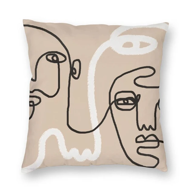Square Pillow Line Drawing